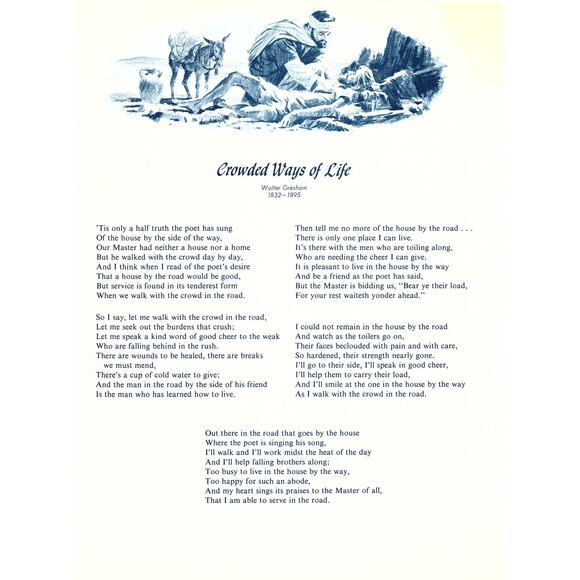 None and/or Unknown | Other | Crowded Ways Of Life Walter Gresham 97s ...